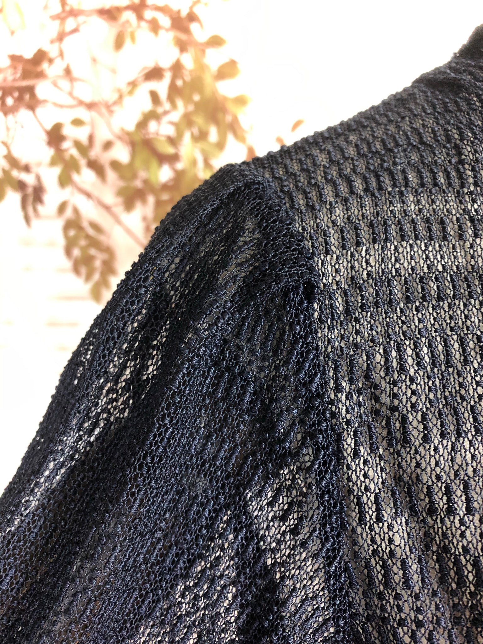 Original Vintage 1930s 30s Navy Blue Lace Knit Top Jacket – Black Sheep ...